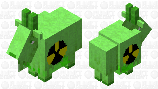 radioactive goat Minecraft Mob Skin
