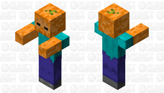 pumkin zombie Minecraft Mob Skin