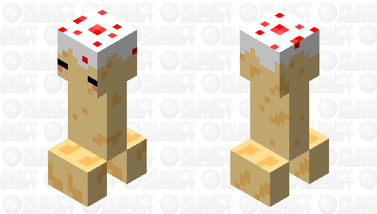 cake creeper Minecraft Mob Skin