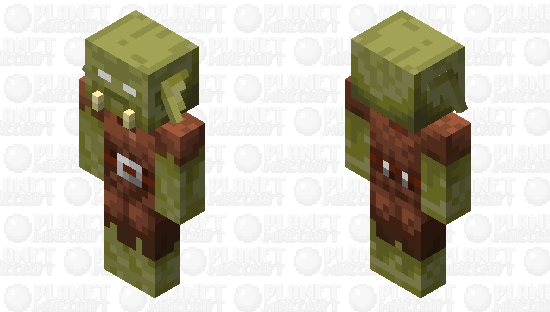 Orc (A modified version) Minecraft Mob Skin