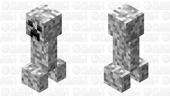 snowy creeper Minecraft Mob Skin