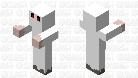 Guy In a Ghost Costume Minecraft Mob Skin