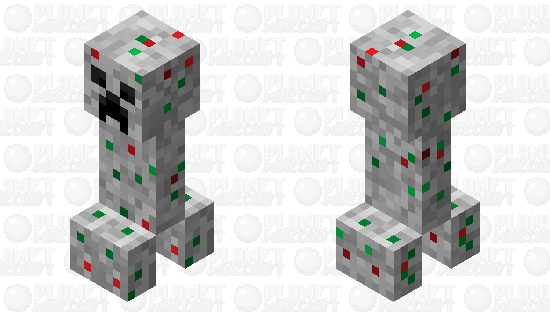 Creeper of the Snow Minecraft Mob Skin