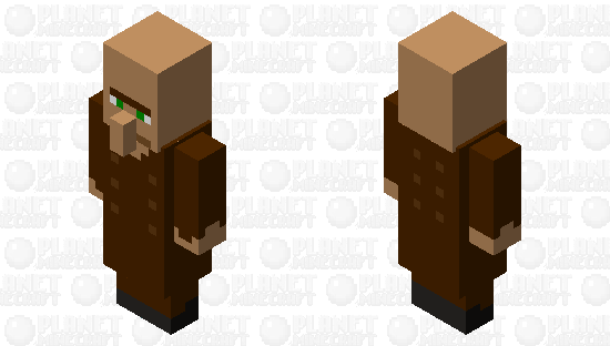 Angry Villager Minecraft Mob Skin