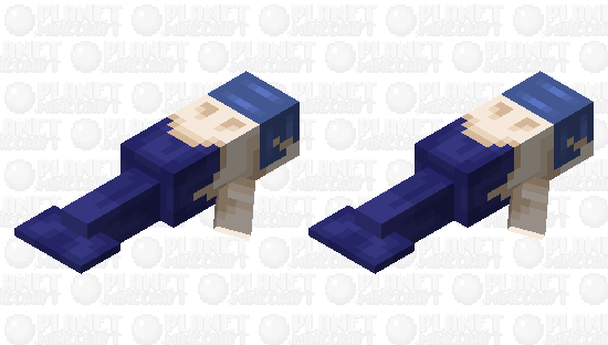 Blue Merman Minecraft Mob Skin