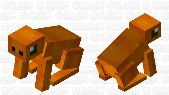 Golden Toad Minecraft Mob Skin