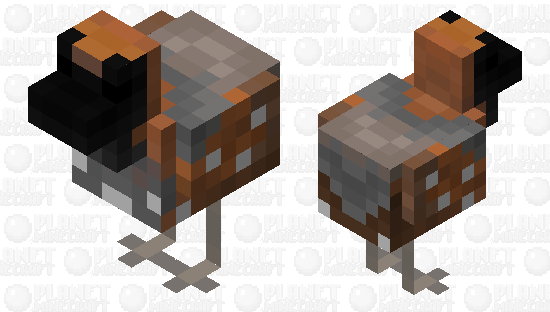 Elegant quail Minecraft Mob Skin