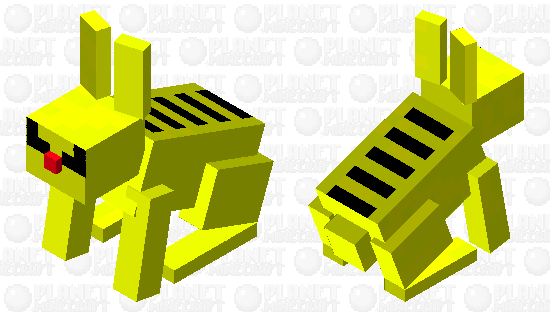 Pika Pika ⚡⚡⚡⚡⚡⚡⚡⚡ Minecraft Mob Skin