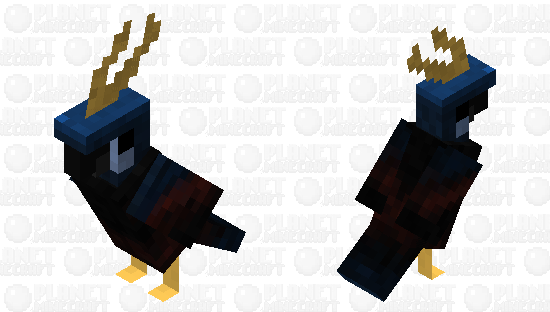 poly parrot...TWO! Minecraft Mob Skin
