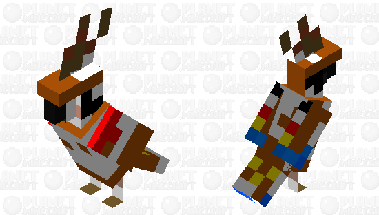 Mother Goop Parrot (Super Minecraft Sunshine) Minecraft Mob Skin