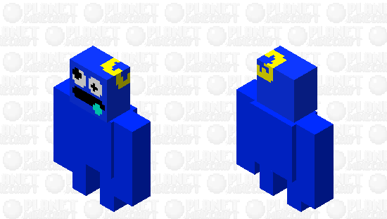 Blue rainbow friends Minecraft Mob Skin