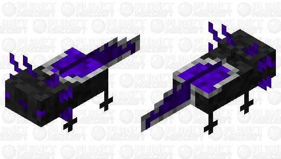 Geode Axolotl! Minecraft Mob Skin