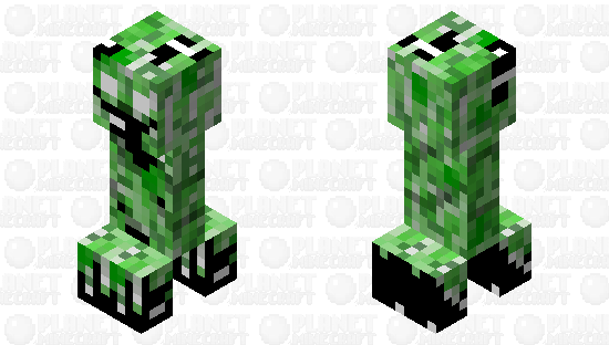 pibby creeper(ded) Minecraft Mob Skin