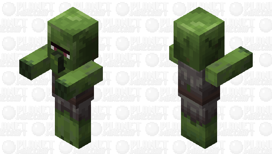 Zombie Old Villager Minecraft Mob Skin