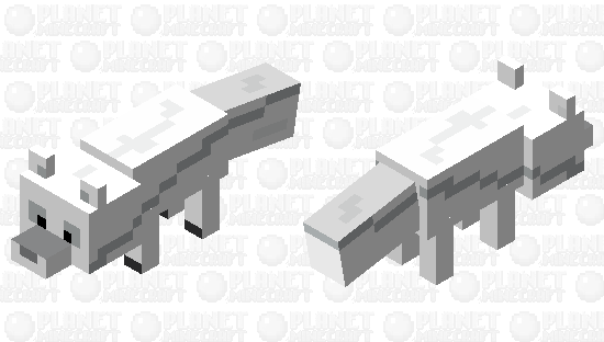 White Fox (java) Minecraft Mob Skin