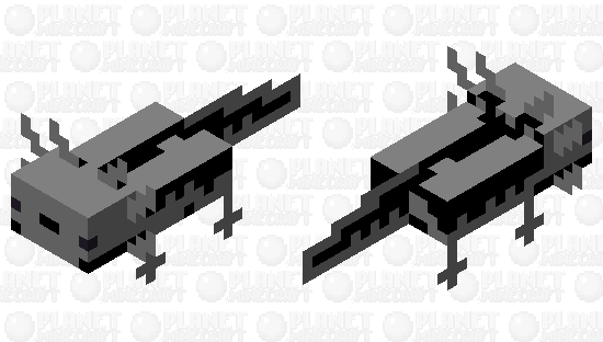 Gray Minecraft Mob Skin