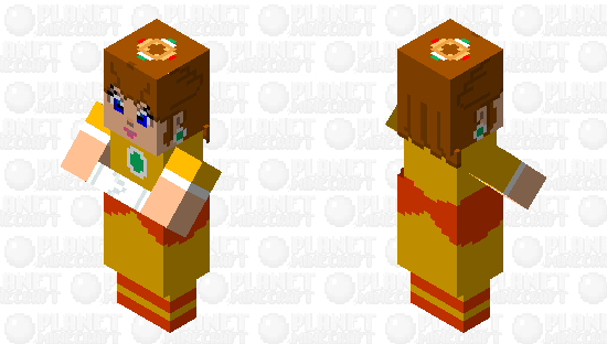 Princesa Daisy (super mario) Minecraft Mob Skin