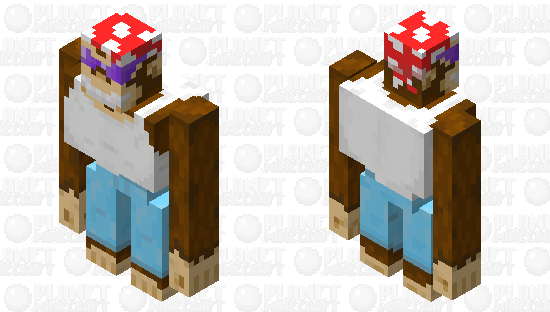 Funky Kong Minecraft Mob Skin
