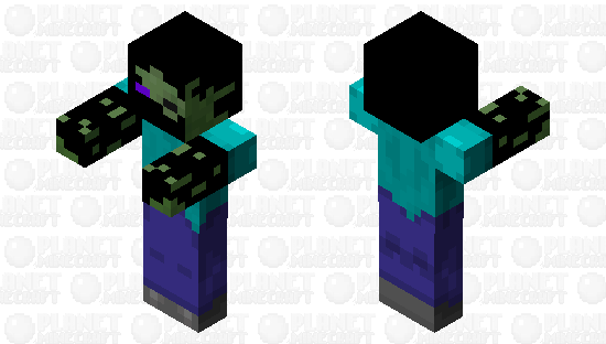 Ender zombie Minecraft Mob Skin