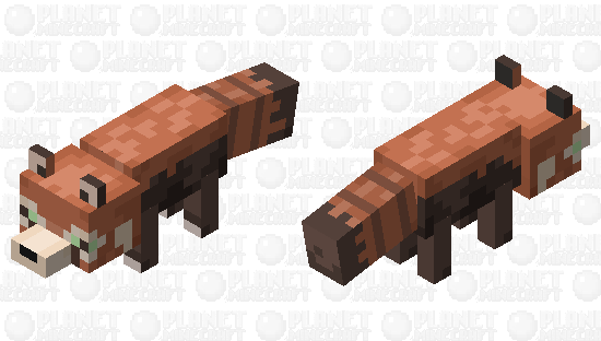 Red Panda Minecraft Mob Skin