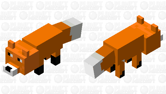 Foxy fox :3 Minecraft Mob Skin