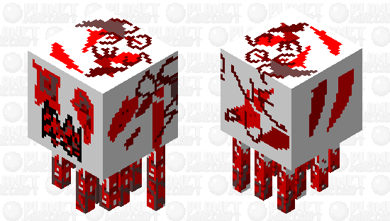 horror ghast Minecraft Mob Skin
