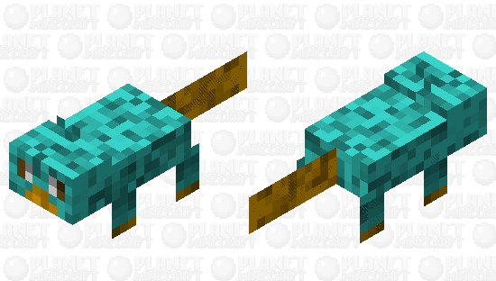 Perry the Platypus Minecraft Mob Skin