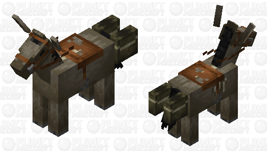 Dead Donkey Minecraft Mob Skin