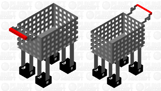 shopping cart Minecraft Mob Skin