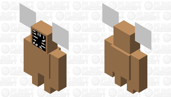 Out of Place Looking Figure Minecraft Mob Skin