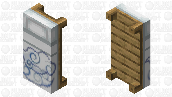 White Cloud Bed Minecraft Mob Skin
