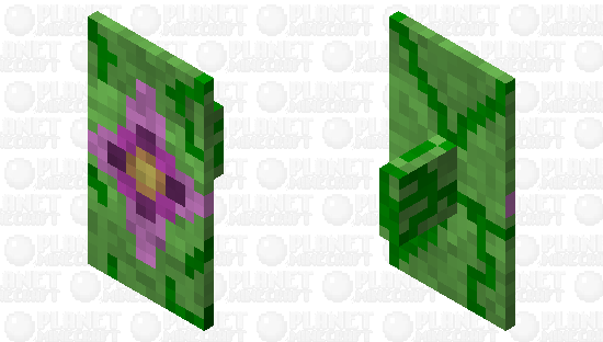 Spore Blossom Shield Minecraft Mob Skin