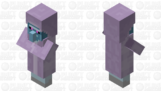 high contrast nitwit Minecraft Mob Skin