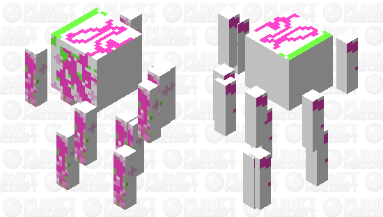 Deformed Pink Blaze-Signed by me Minecraft Mob Skin