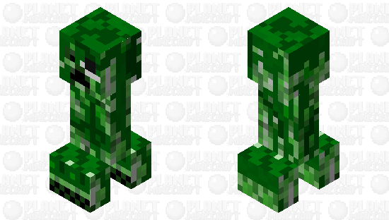 Swamp Creeper Minecraft Mob Skin