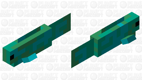 Guardian fish Minecraft Mob Skin