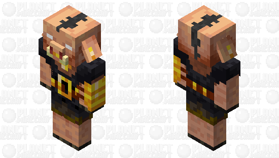 Female Piglin Brute by Allire_7893 / Malefica1 Minecraft Mob Skin