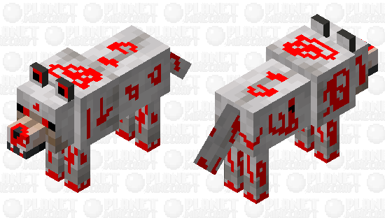 wolf.exe Minecraft Mob Skin