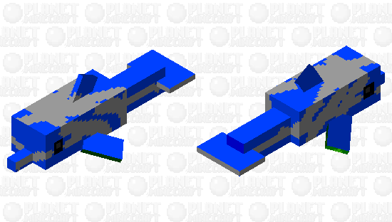 Ichthyosaurus communis remplace Java Dolphin Minecraft Mob Skin