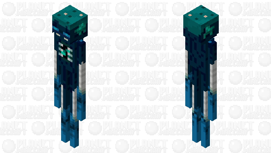 Sculk enderman Minecraft Mob Skin