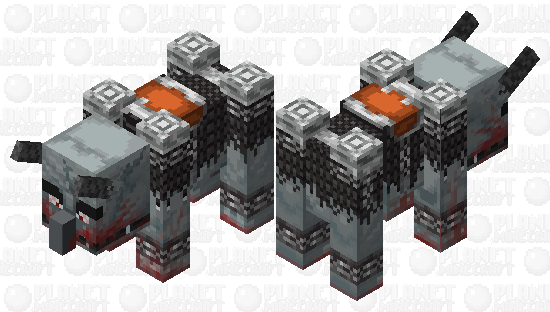 Illager savager (illager ravager V3) Minecraft Mob Skin