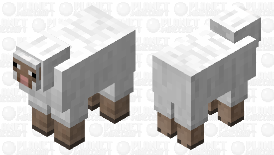 A Little(?) Change of the Sheep Minecraft Mob Skin