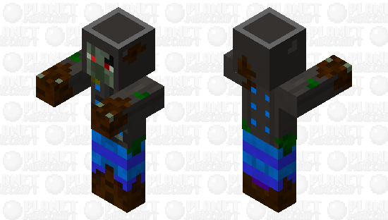 zombie armoured vindicator (diamond) Minecraft Mob Skin