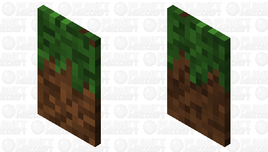 Dirt Cape Minecraft Mob Skin