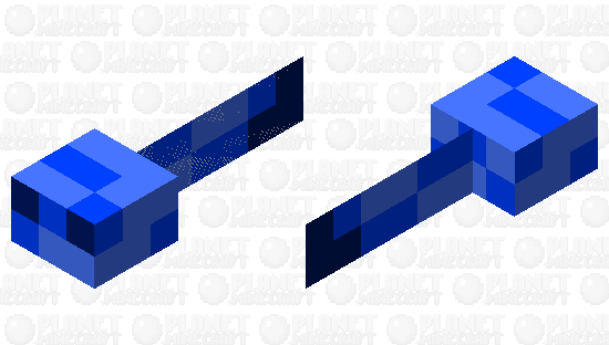 Very Blue Boi Minecraft Mob Skin