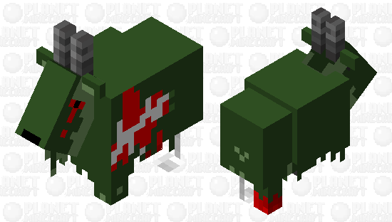 Zombified Goat Minecraft Mob Skin
