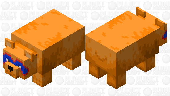 Glamrock Freddy Minecraft Mob Skin