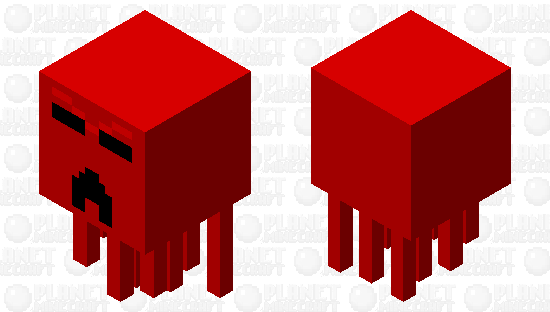 Super mad ghast Minecraft Mob Skin
