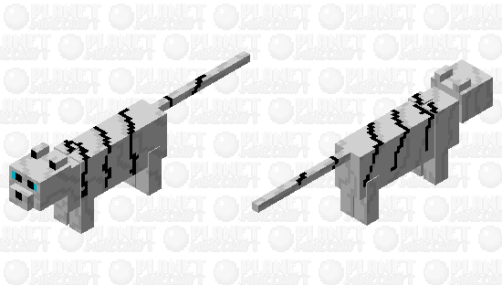 Snow cat Minecraft Mob Skin