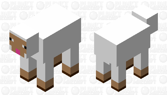 Cow Sheep Minecraft Mob Skin